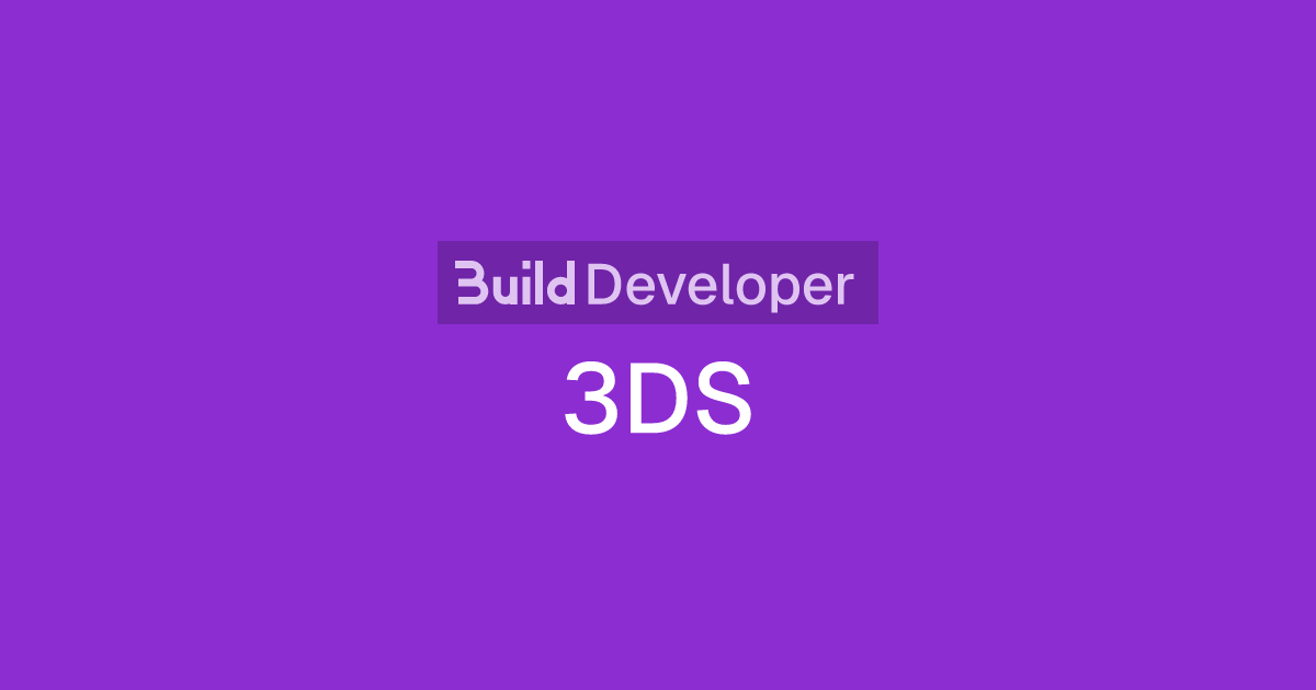3DS | Build Developer